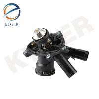 China 271 200 03 15 Integrated Thermostat Housing Assembly with Sensor for Mercedes Benz W204 - OE Compatible 2712000115 2712000215 for sale