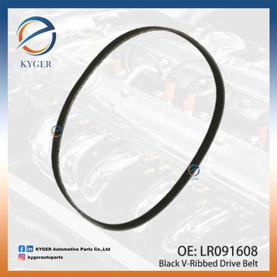 China Black V-Ribbed Drive Belt LR091608 LR184662 C2D49052 for Land Rover Discovery III Range Rover Sport Evoque for sale
