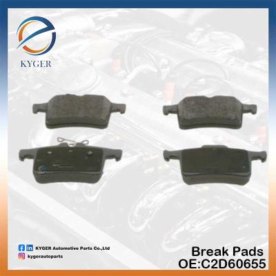 China C2D60655 C2D3792 Brake Pad Set 4pcs for Jaguar XF XK XJ S-TYPE - ISO16949 Certified for sale