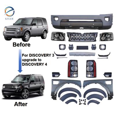 China Kyger Land Rover Discovery 3 to Discovery 4 2014 Body Kit Upgrade Front Bumper LR058014 for sale