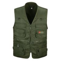 China OEM Accepted Slim Fit Men's Vests for Outdoor Travel Sports Work Fishing Photography 4-Pocket for sale
