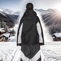 China Unisex Full Pressure Polyester Ski Suit Breathable Sportswear 2 Layer 10000mm Waterproof for sale