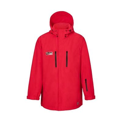 China MOODLAB Red Insulated Winter Ski Snow Jacket for Adults 100g Filling Warmth for sale