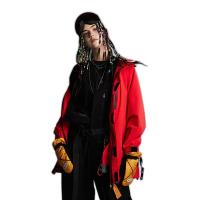 China MOODLAB Red Insulated Winter Ski Snow Jacket for Adults 100g Filling Warmth for sale