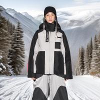 China Full Pressure Glue Ski Suit 100% Polyester Hard Shell for Ski Snow Wear Sportswear for sale
