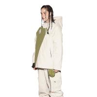 China Silk Screen Printing Unisex Full Pressure Glue Ski Snow Suit Oblique Placket Adults 500pcs MOQ for sale