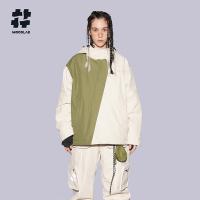 China Unisex Full-Pressure Ski Snow Jacket Cotton Padded Waterproof Breathable Winter Sportswear Plus Size 3XL for sale