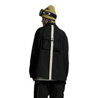 China Custom Logo Printed Outdoor Jacket for Adults Waterproof Breathable 10000mm for sale