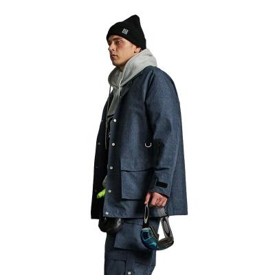 China Unisex Waterproof Skiing Hoodie Jacket 10000mm Windproof Polyester Snow Gear for Winter Sports for sale