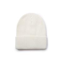 China Custom Logo Eco-Friendly 100% Polylana Ribbed Jacquard Beanies for Adults 22x20cm for sale