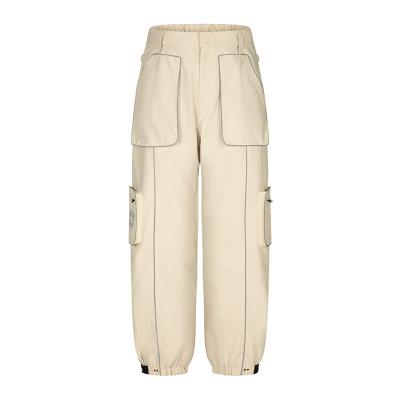 China Unisex Ski Snow Wear Full-Pressure Glue Reflective Line Pants with Heat-Transfer Printing 500pcs MOQ for sale