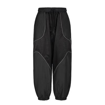China Reflective Line Waterproof Sports Pants Windproof Color Matching Outdoor Wear 500pcs MOQ for sale