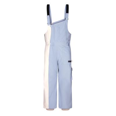China Adults Winter Ski Snow Suit Polartec Fabric 10000mm Waterproof Breathable Cargo Crash Overalls for sale