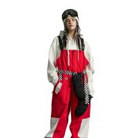 China Women's Waterproof Windproof Ski Overall S-XL 10000mm Breathable Snow Bib Pants for sale