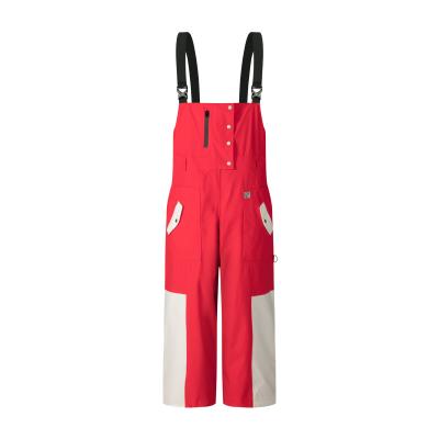 China Windproof Waterproof Women Ski Overall 10000mm Breathable Insulated Snow Bib for sale