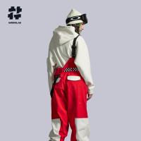 China Windproof Waterproof Women Ski Overall 10000mm Breathable Insulated Snow Bib for sale