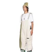 China Waterproof Winter Overalls Full Pressure Glue Contrast Color Work Pants Jacket 2 in 1 for sale