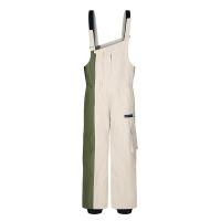 China Waterproof Winter Overalls Full Pressure Glue Contrast Color Work Pants Jacket 2 in 1 for sale
