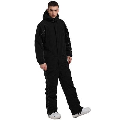China Ski Snow Wear One-Piece Jumpsuit with Windstopper Polartec 10000mm Waterproof Breathable for sale
