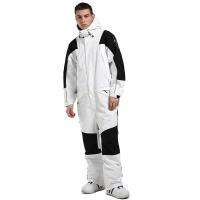China Custom Unisex One-Piece Ski Suit Jumpsuit Windstopper 10000mm Waterproof for Snowboarding for sale