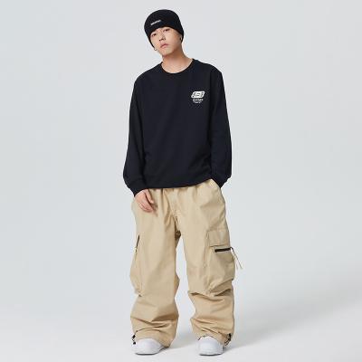 China Seamless Fusing Khaki Snowboard Pants 3L Waterproof Unisex Ski Wear Custom Logo OEM for sale