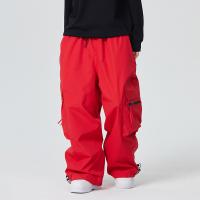 China Seamless Fusing Khaki Snowboard Pants 3L Waterproof Unisex Ski Wear Custom Logo OEM for sale