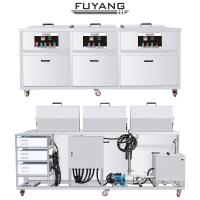 China Multi Tank Ultrasonic Cleaner 40KHz SUS304 135L Cold Water Cleaning for sale