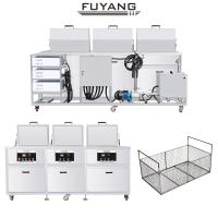 China Multi Tank Ultrasonic Cleaner Washer SUS304 108L With Rinsing / Filter / Dryer for sale
