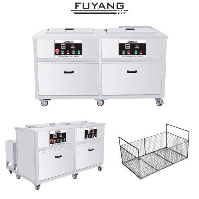 China 3 Tanks Solvent Multi Tank Ultrasonic Cleaner SUS304 Adjustable Timer for sale