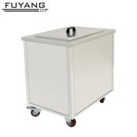 China Casters Large Industrial Ultrasonic Cleaner Stainless Steel Single Tank 560L for sale