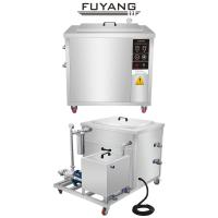 China Filter System Single Tank Ultrasonic Cleaner 40KHz 135L  Stainless Steel SUS304 for sale