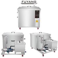China 40KHz 135L Industrial Ultrasonic Parts Washer With Filter System for sale