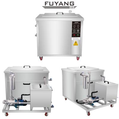 China 40KHz 135L Industrial Ultrasonic Parts Washer With Filter System for sale