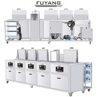 China 4Tank Auto Parts Ultrasonic Cleaner 40KHz 88L Auto Parts Washing Machine for sale