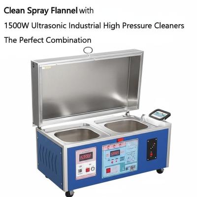 China Clean Spray Flannel Mold with 1500W Ultrasonic Industrial High Pressure Cleaners The Perfect Combination for sale