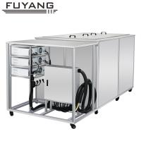 China Casters 1800L 40KHz Industrial Ultrasonic Cleaning Equipment Stainless Steel Single Tank for sale