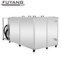 China Casters 2400L 40KHz Industrial Ultrasonic Cleaning Equipment Stainless Steel Single Tank for sale