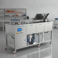 China Immersion Cleaning Type 61L Industrial Multi Tank Ultrasonic Cleaner with Rinsing Filtering and Drying at 40KHz Frequency for sale