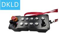 China Key authorization  function / 9 buttons 1 dial lever mode setting industrial wireless remote control for sale