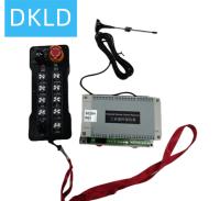 China Key authorization  function / 9 buttons 1 dial lever mode setting industrial wireless remote control for sale