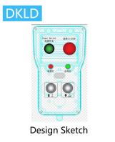 China Two-way dual speed switch industrial remote control for sale