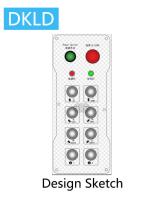 China Eight-way dual speed switch industrial remote control for sale