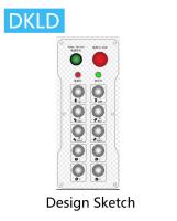 China Ten-way dual speed switch industrial remote control for sale