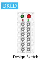 China Twelve-way dual speed switch industrial remote control for sale