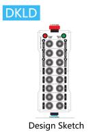 China 16-way switch industrial remote control DH-Z16F for sale