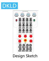 China 4 speed control knobs+4 band selection switches for sale