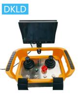 China 7-Inch Video Display Of Dual Rocker Crane Wireless Remote Control for sale