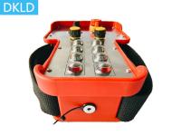 China Dual Feedback Mode Handheld Industrial Wireless Remote Control for sale