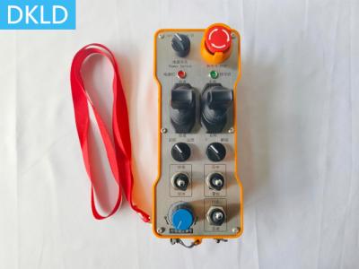 China 250 Meter High-Altitude Operation Equipment Handheld Dual Joystick Industrial Wireless Remote Control for sale