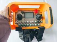 China Wireless Remote Control For Double Rocker Rail Stacker Reclaimer for sale